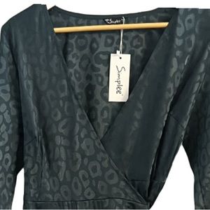 Simplee Apparel | Dresses | Nwt Simplee Green Wrap Dress Small | Poshmark